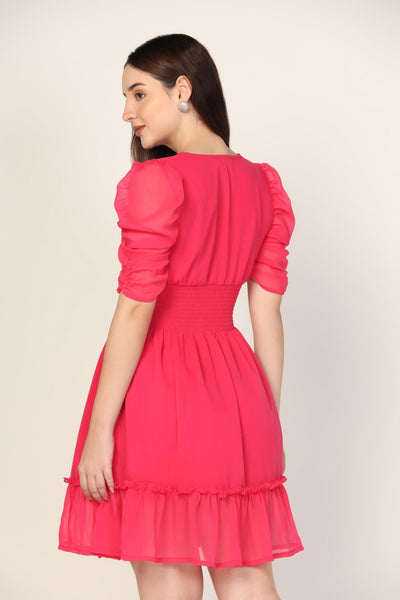 Skater Dress in Hot Pink – Starin